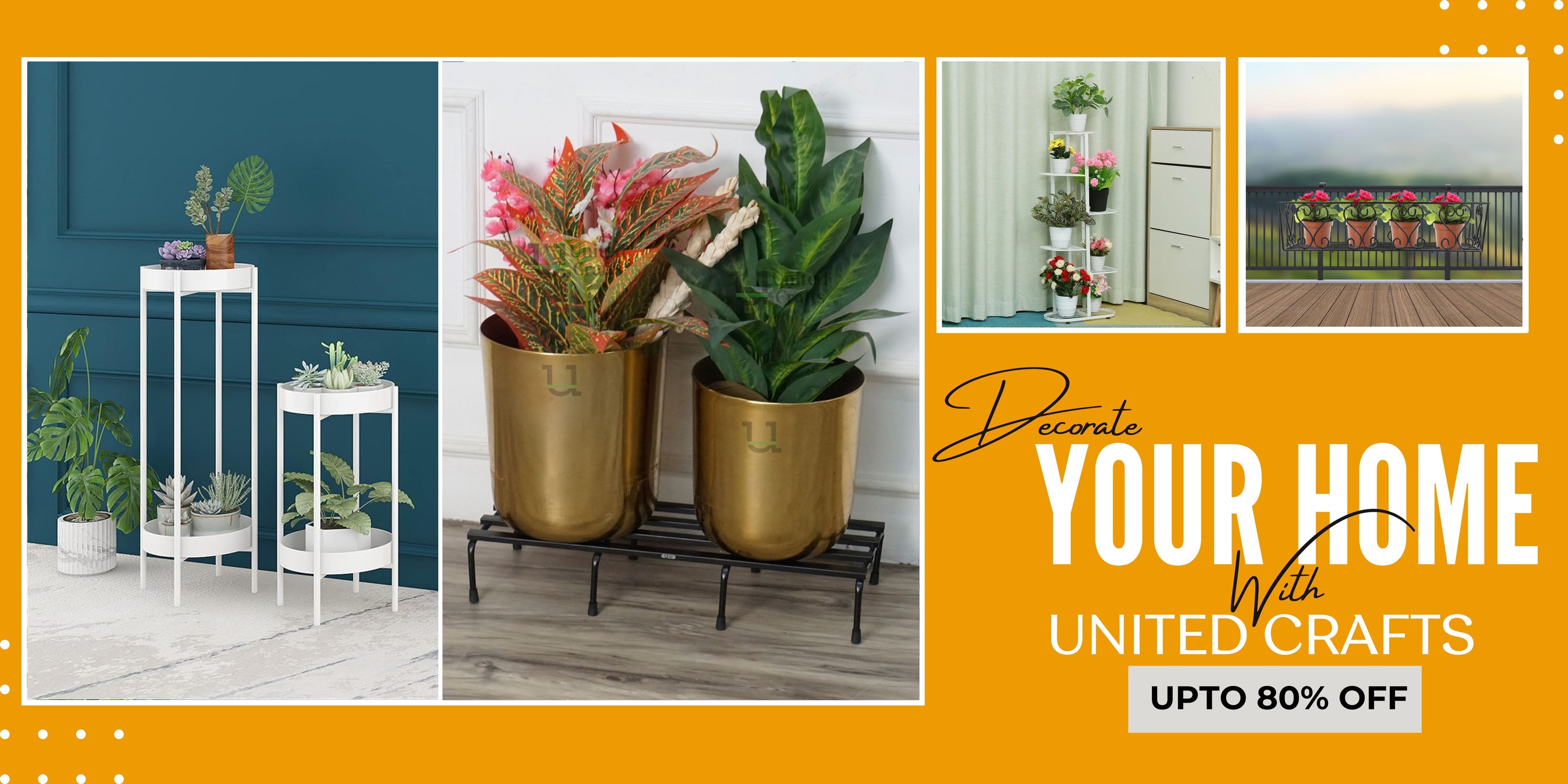 Planters, Planter Stands, Gamla Stands, Home Decoration | UnitedCrafts